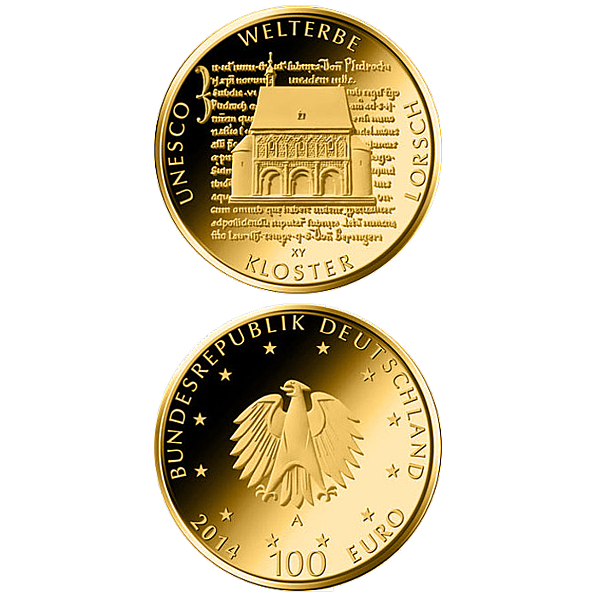 German Gold Unesco World Heritage - Abby Lorsch - Proof - 1/2 oz