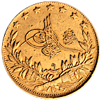 Buy 6.60 Gram Gold Turkish Gold 100 Kurush Coin (Various Years)