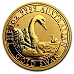 Australian Gold Swan 2019 - Circulated in Good Condition - 1 oz