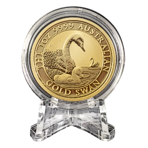 2019 1 oz Australian Gold Swan Coin (Pre-Owned in Good Condition)