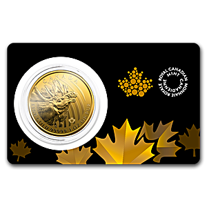Canadian Gold Moose 2019 - 1 oz - BullionStar Singapore