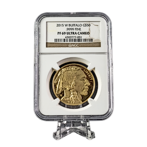 2015 1 oz American Gold Buffalo Proof Coin - Graded PF 69 by NGC