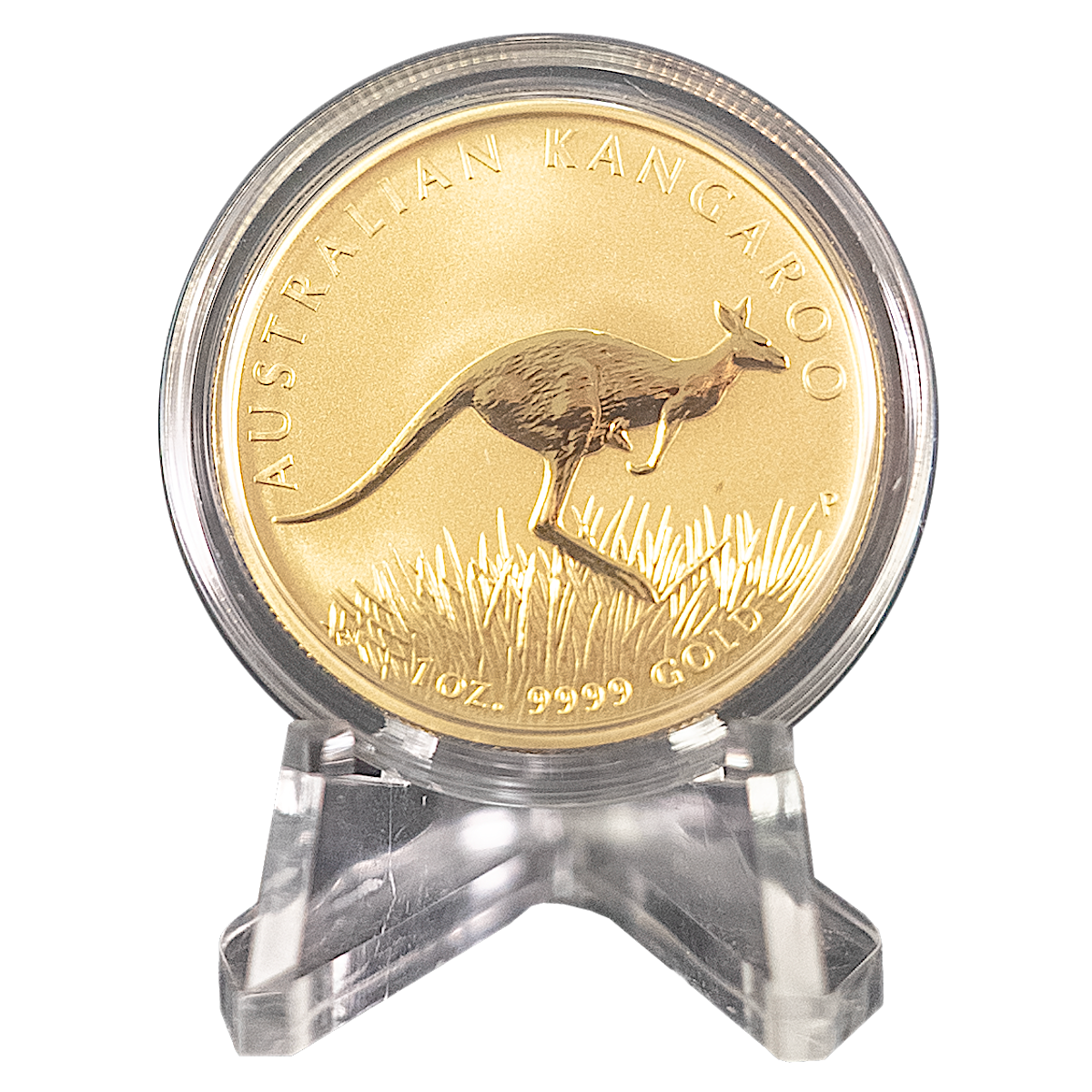 1 pc of 1 oz 2008 Australian Gold Kangaroo Nugget Coin - Total 1 oz Gold