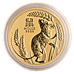 Gold bullion Lunar coin - 1/2 oz | 2020 Year of the Mouse