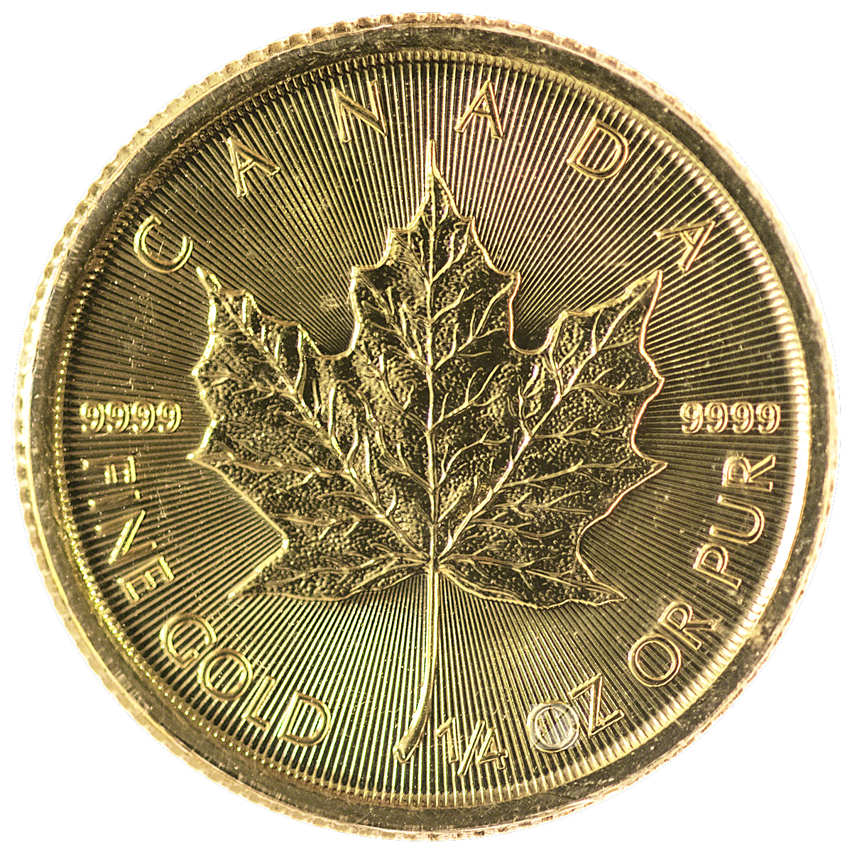 Canadian Gold Maple - Various years - 1/4 oz - BullionStar