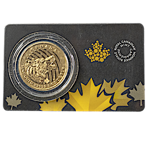 2014 1 oz Canadian Gold "Howling Wolf" Coin (Pre-Owned in Good Condition)