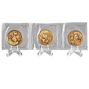3 pcs of 1 oz 2006 Chinese Gold Panda Coins - Total 3 oz Gold