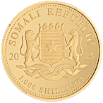 Buy 2025 1 oz Somalian Gold Elephant Bullion Coin