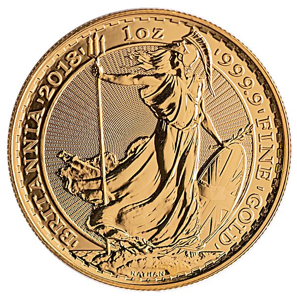 Buy UK Gold Britannia 2018 - 1oz | Buy, Sell and Store gold