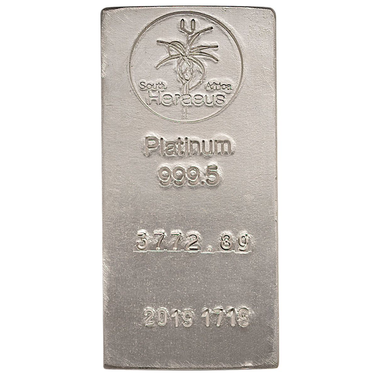 Buy 121.298 oz Heraeus Platinum Bullion Bar