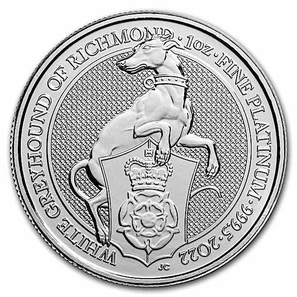 Buy 2022 1 oz United Kingdom Queen's Beast "The White Greyhound ...
