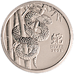 Buy 2025 1 oz Australian Lunar Series "Year of the Snake" Platinum ...