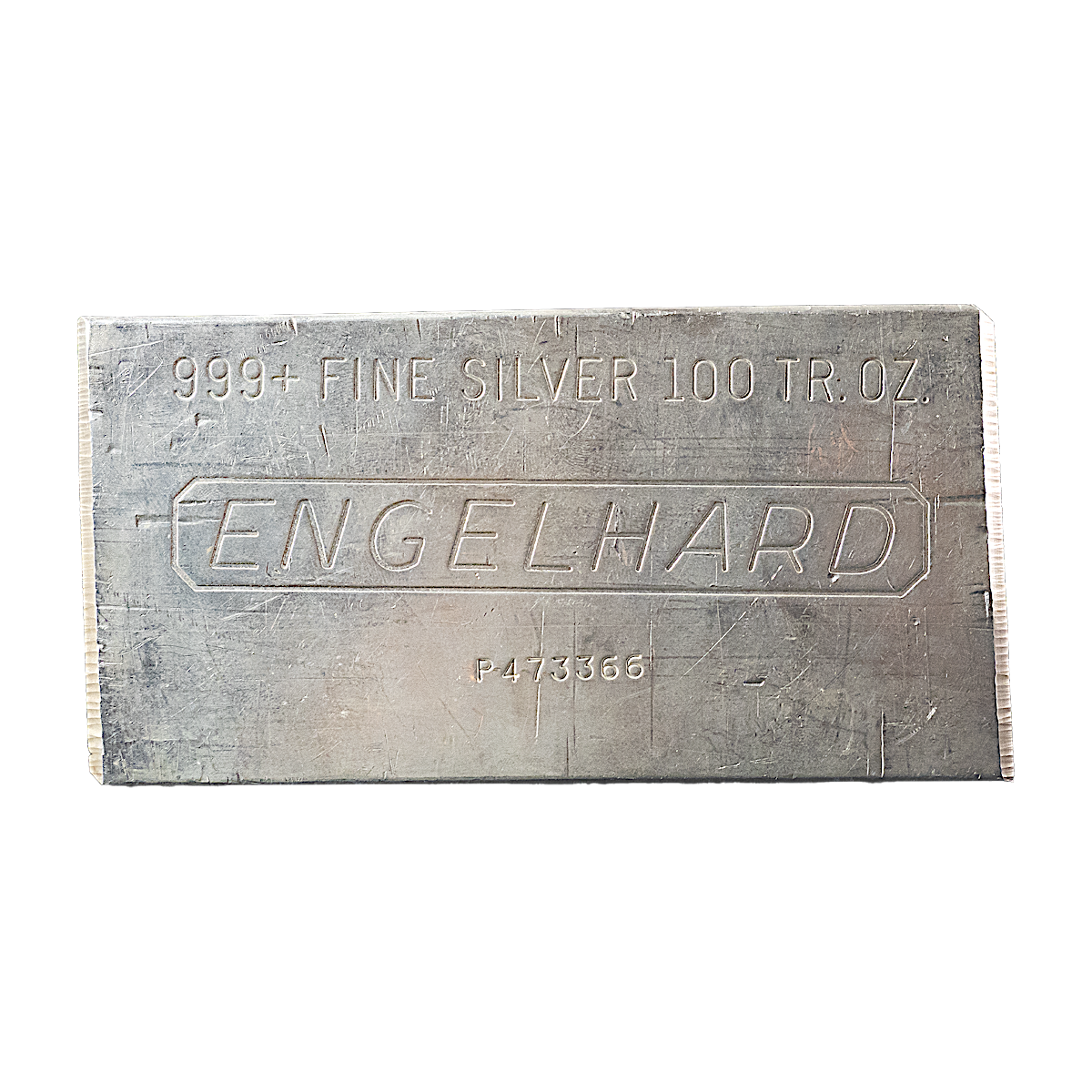 100 oz Engelhard Silver Bar