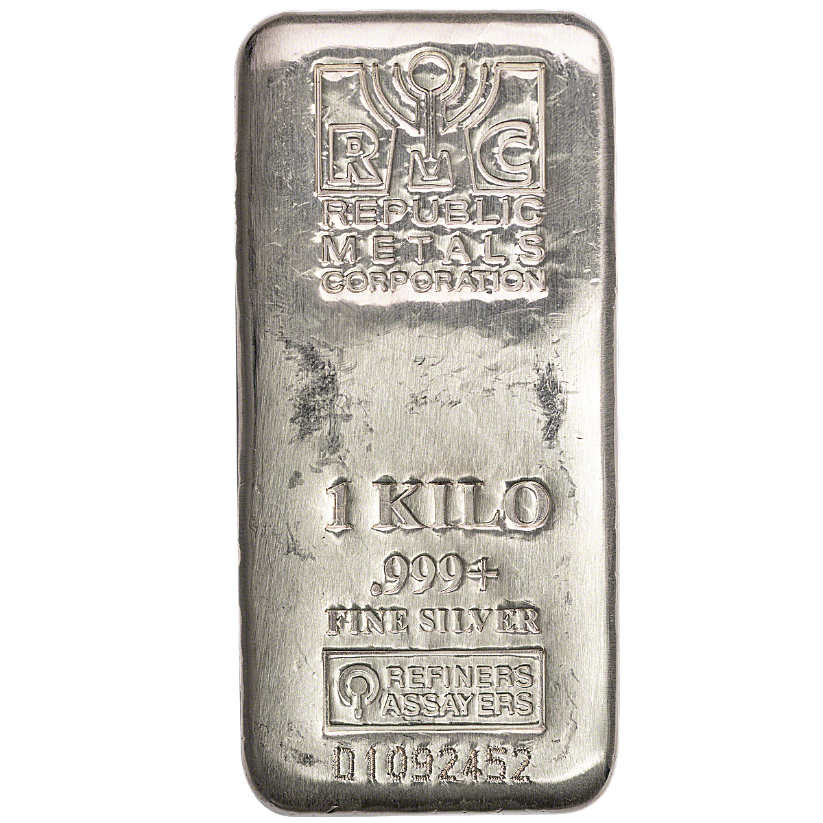 Republic Metals Corporation Silver Bar - 1 kg