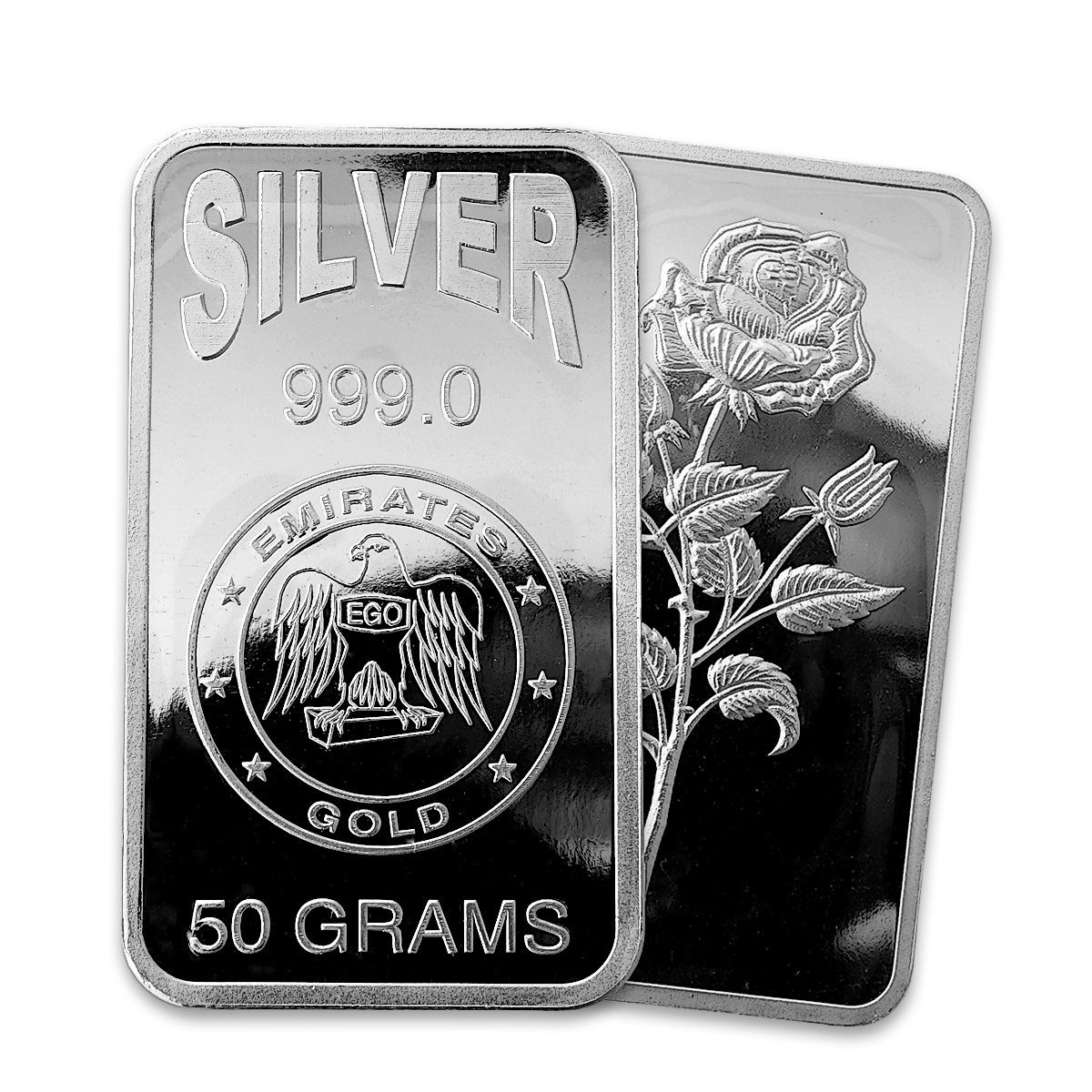 Emirates Silver Bar - Circulated in good condition - 50 g