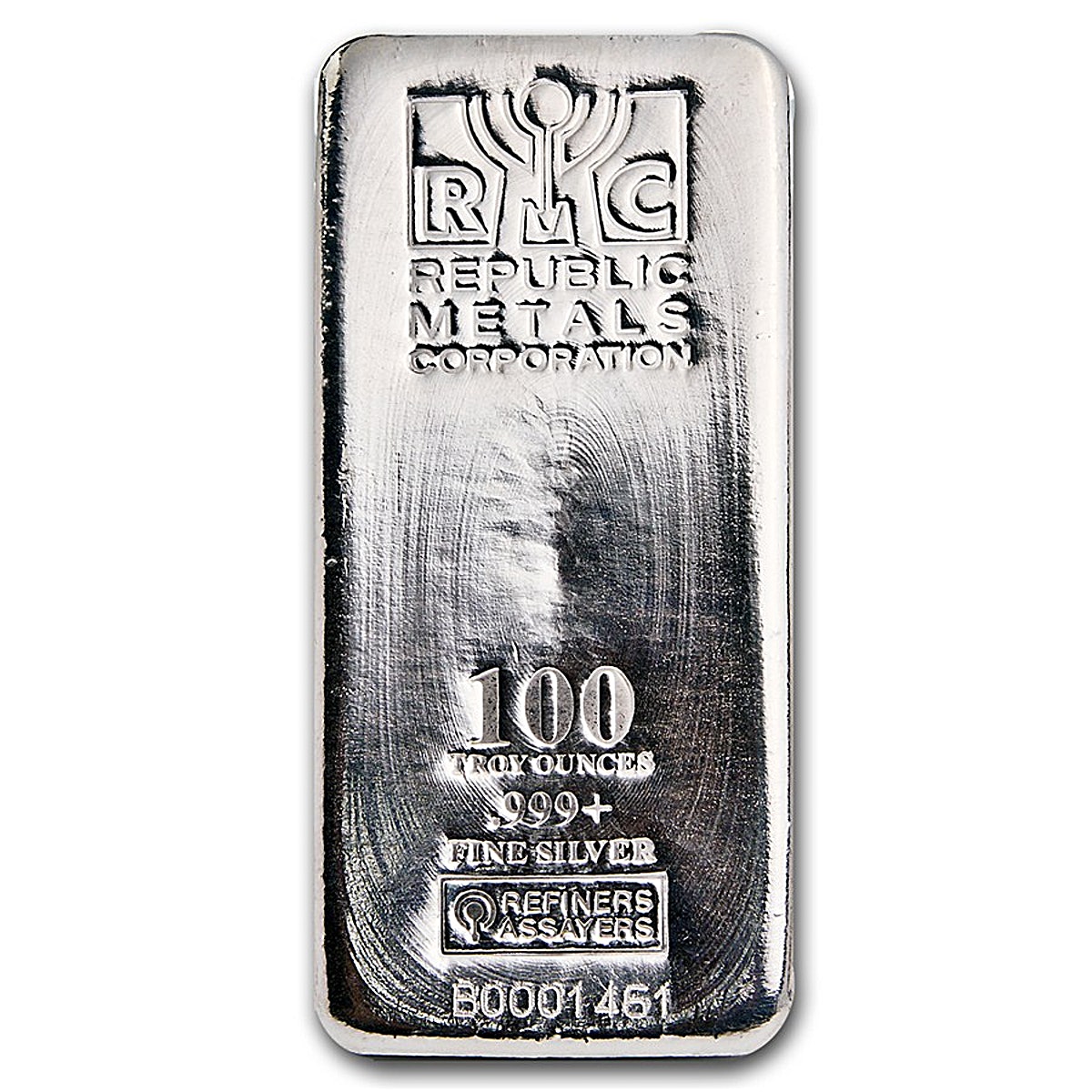 Silver Bar - Various Brands - LBMA - 100 oz - BullionStar