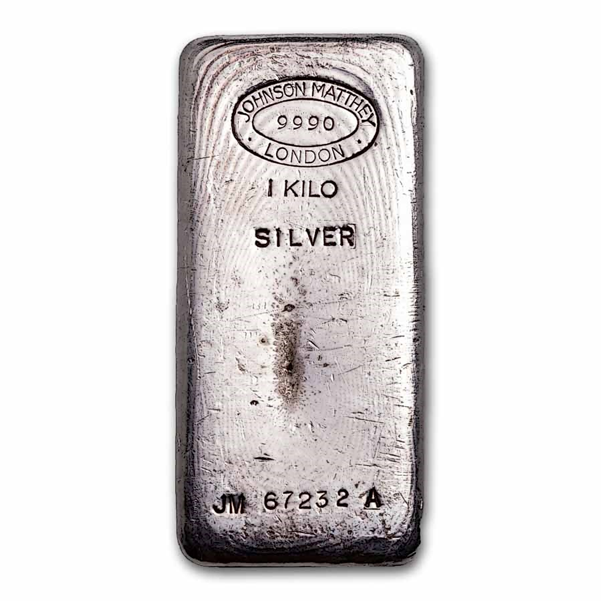 Buy 1 Kilogram Johnson Matthey Silver Bullion Bar