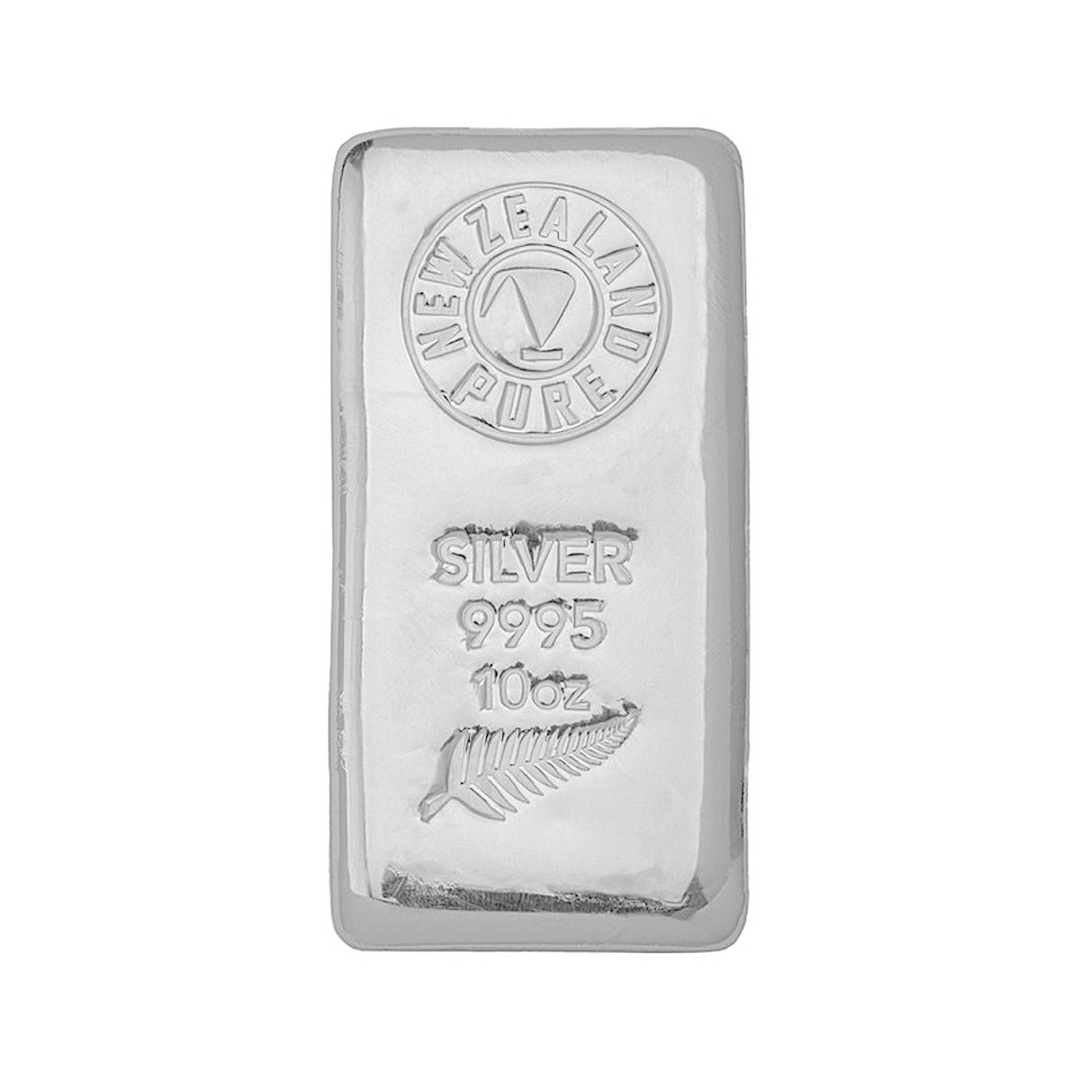 Buy 10 oz NZ Pure Silver Bullion Bar