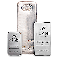 Buy Silver Bullion Bars - Heraeus, Royal Canadian Mint, etc.