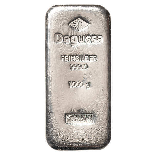 Buy Degussa Silver Bar - 1 kg