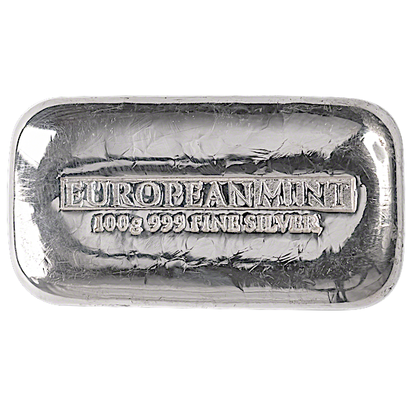 Silver Bar - Various Brands - Non LBMA - 100 g