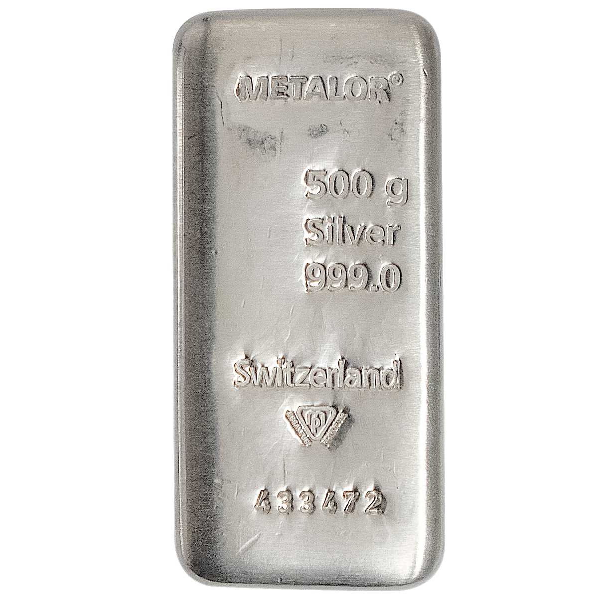 Buy 500 gram Metalor Swiss Silver Bullion Bar | Pre-owned