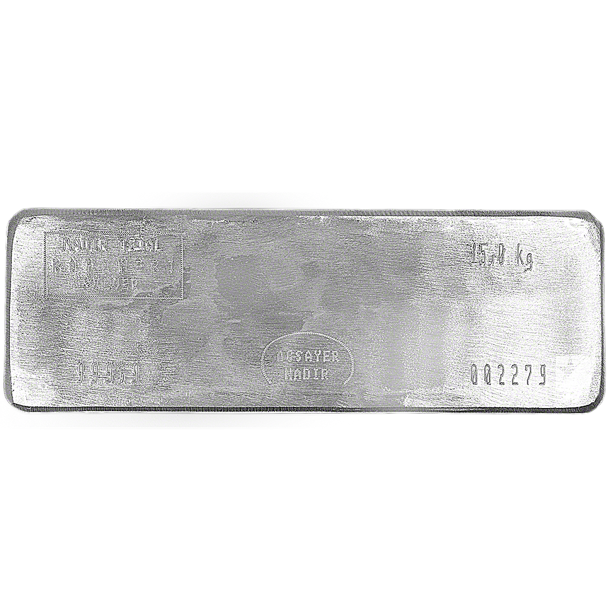 Buy 15 Kilogram Nadir Silver Bullion Bar
