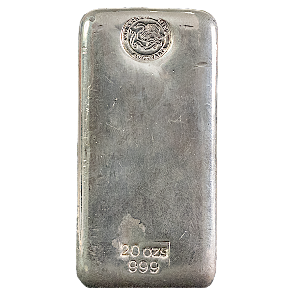 20 oz Perth Mint Silver Bar
