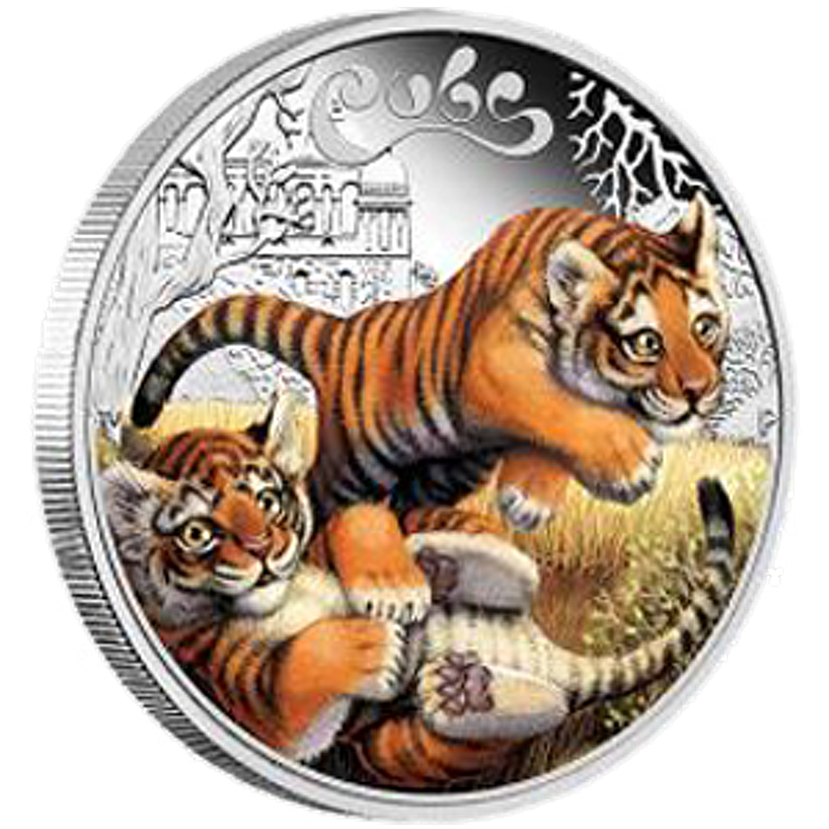 Tuvalu 2016 Silver Tiger Cubs - 1/2 oz - Proof