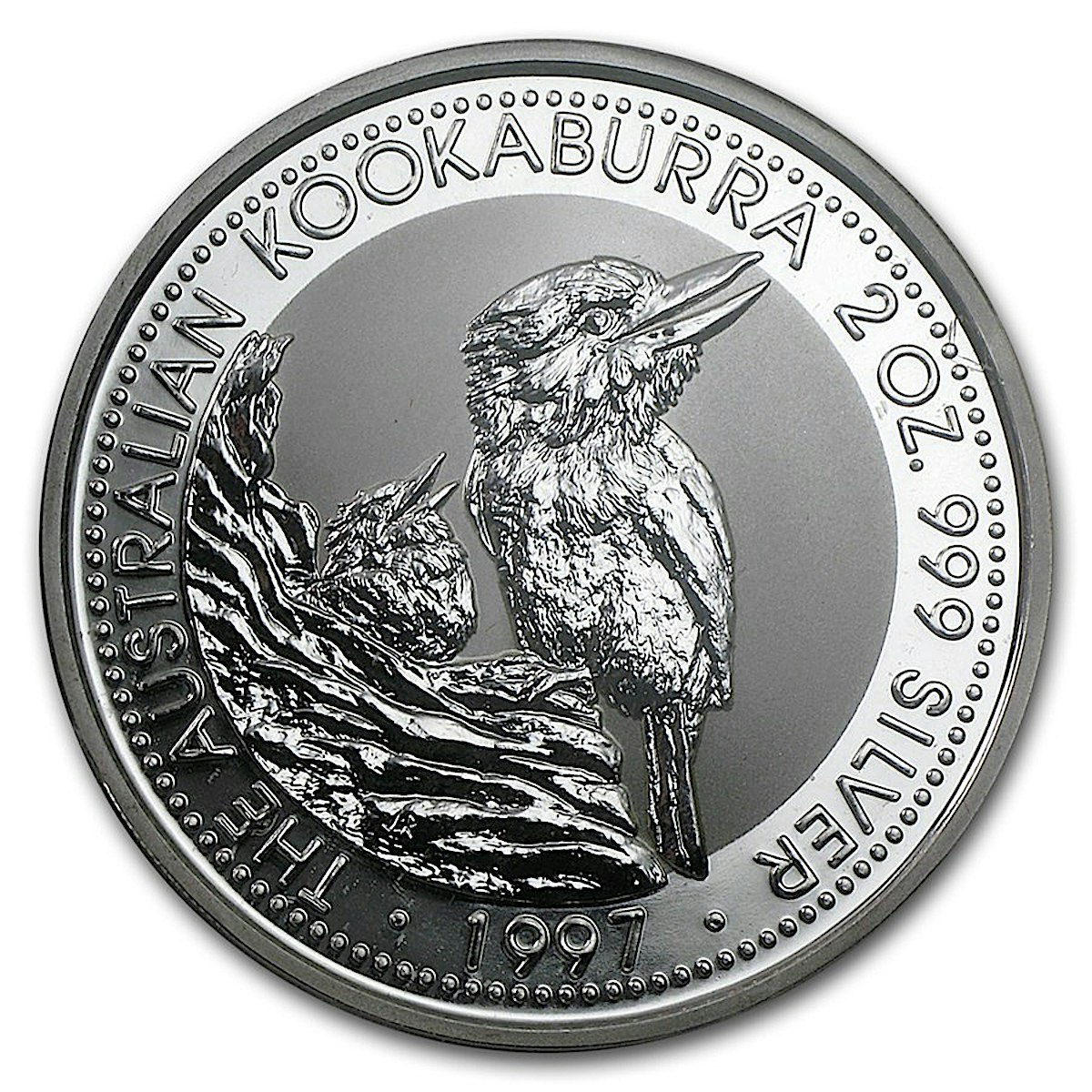 Buy 1997 2 oz Australian Silver Kookaburra Bullion Coin