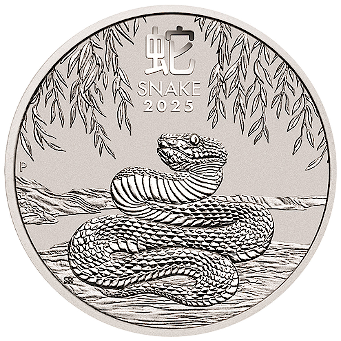 Buy 2025 5 oz Australian Lunar Series "Year of the Snake" Silver ...