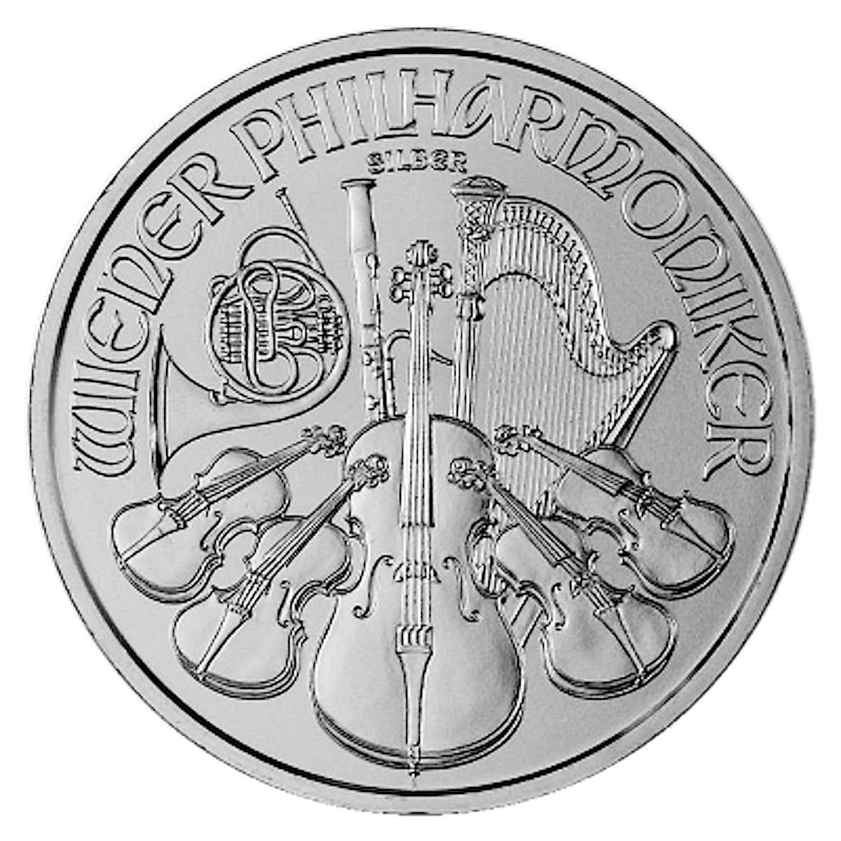 Buy 2023 1 oz Austrian Silver Philharmonic Bullion Coin (BU)