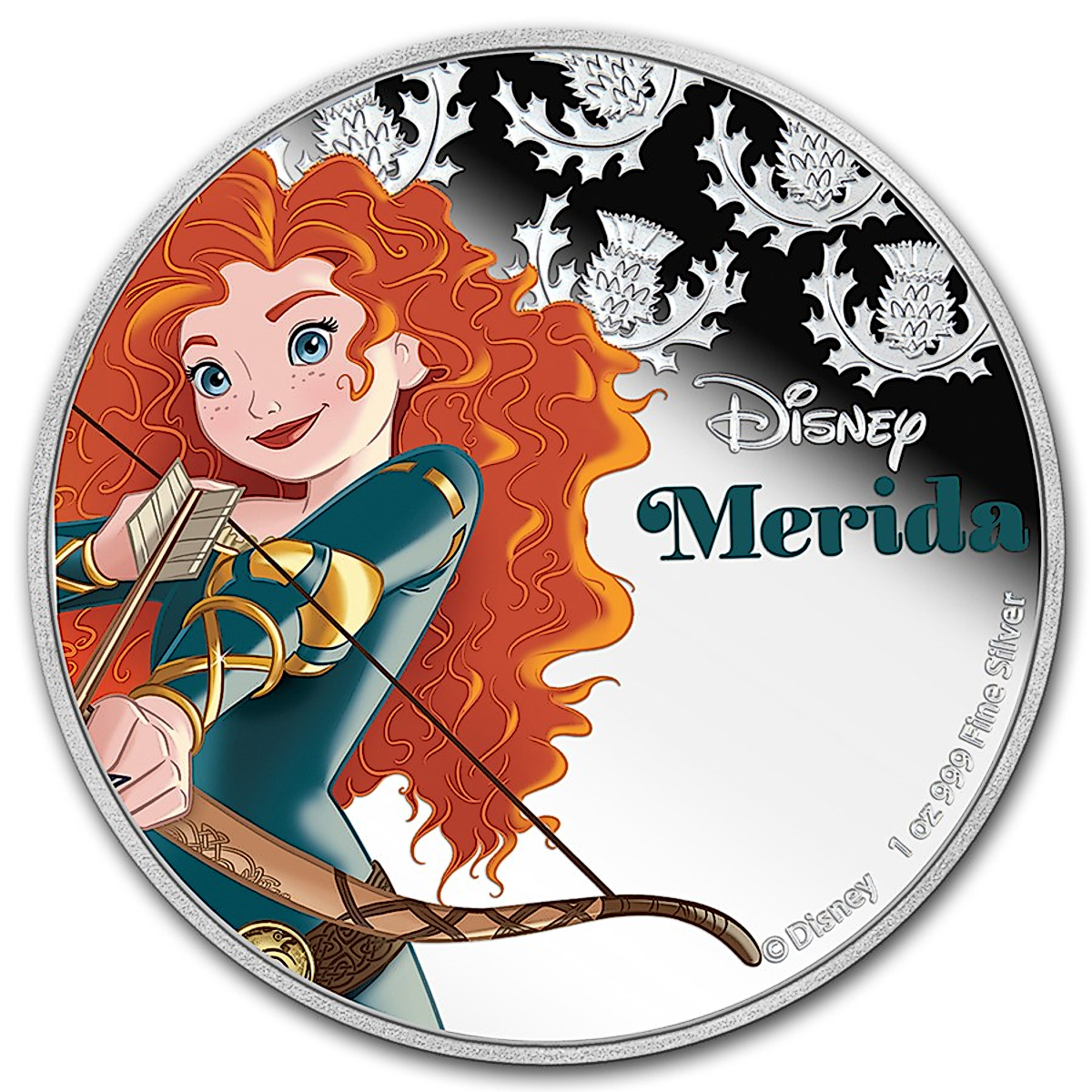Niue 2016 Silver Disney Princess Merida - 1 oz