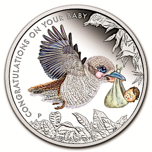 Australia 2016 Silver Newborn Baby Coin - 1/2 oz