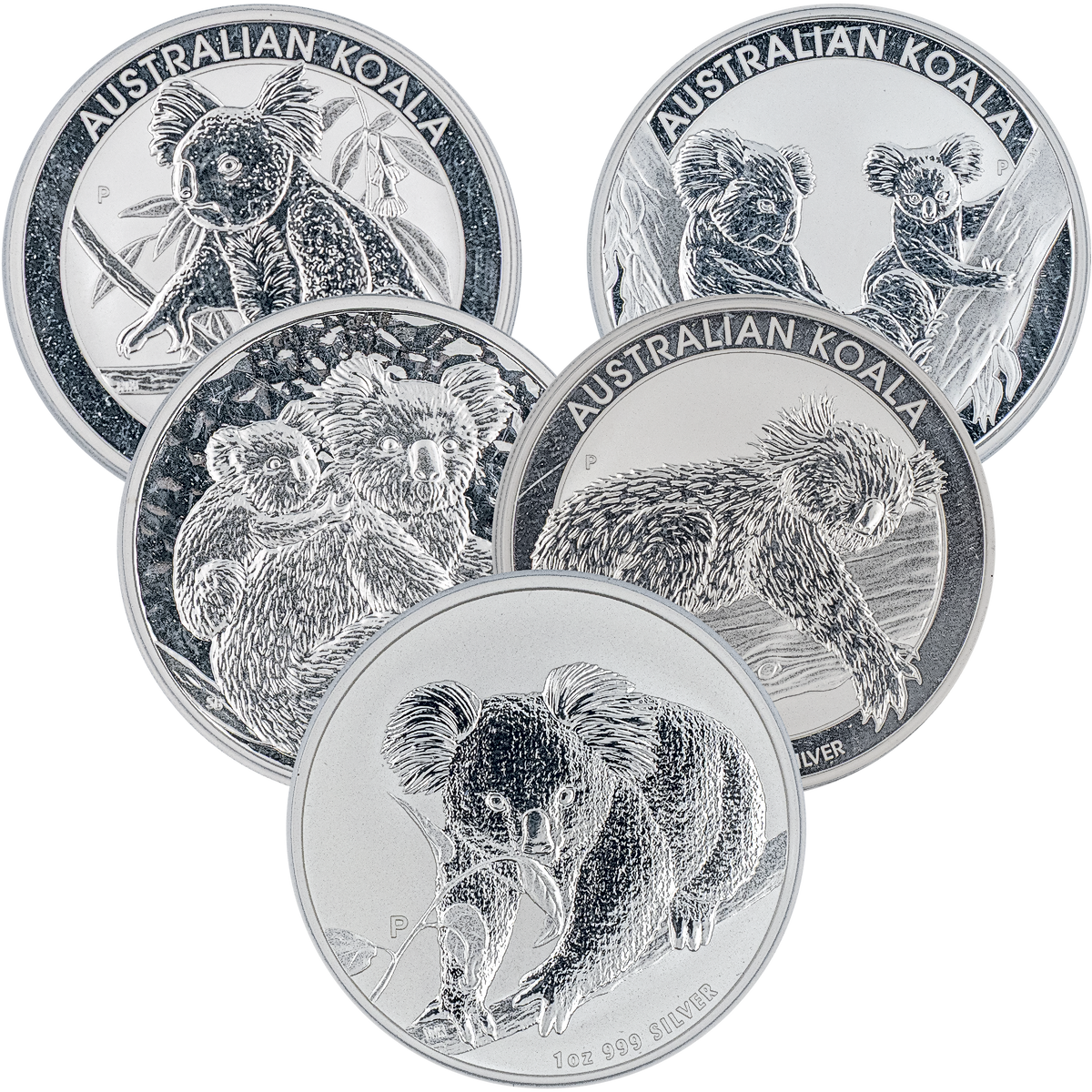 Buy 1 oz Australian Silver Koala Bullion Coin (Various Years)