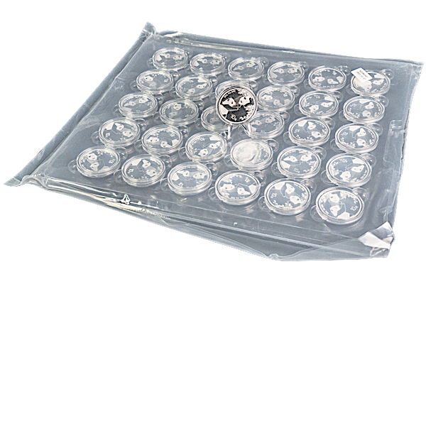 30 pcs of 30 gram 2023 Chinese Silver Panda Coins (1 tray x 30 pcs/tray ...