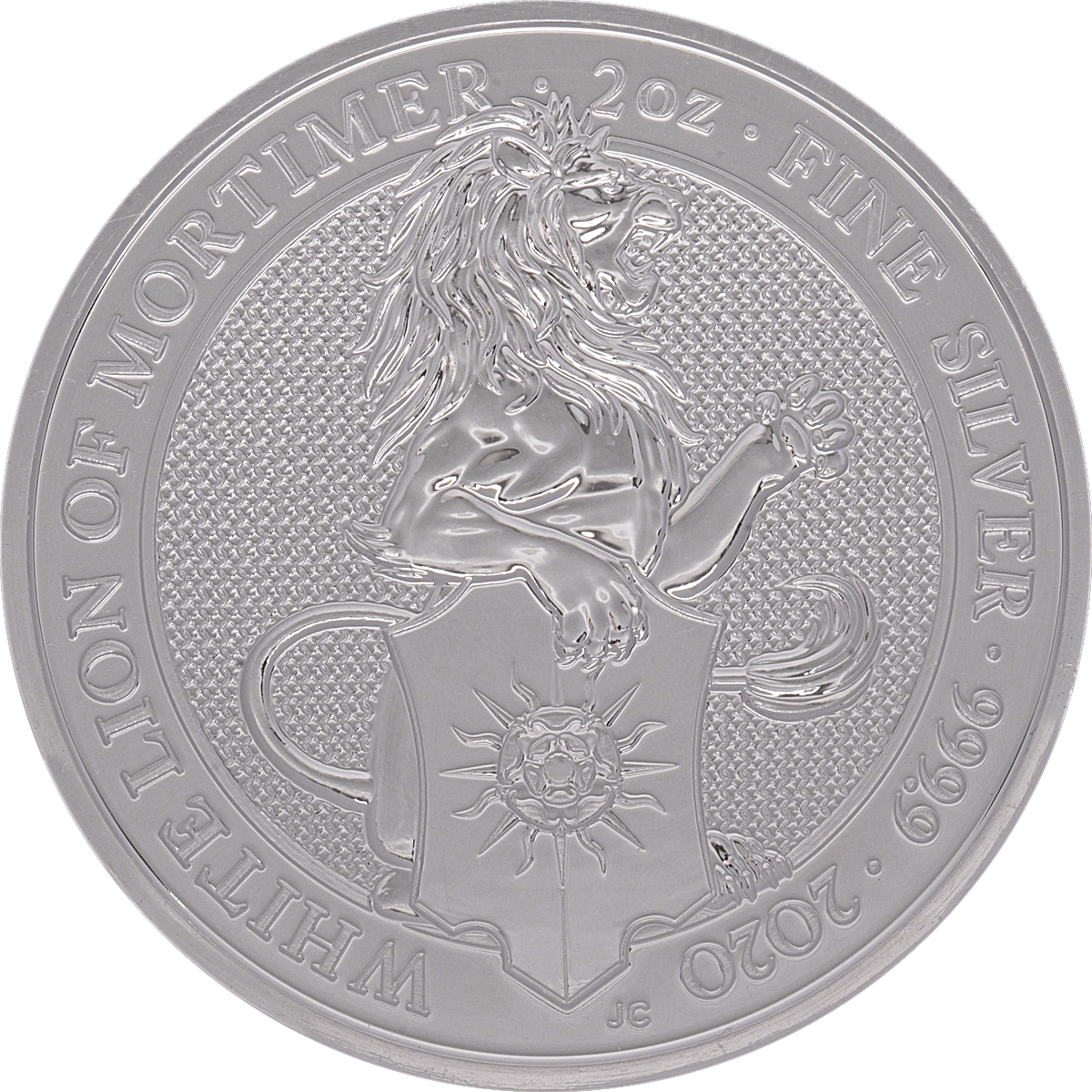 Royal Mint 2 oz silver Queen's Beast | 2020 | The White Lion