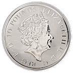 2018 10 oz United Kingdom Silver Queen's Beast "Griffin" Coin