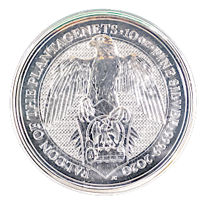 2020 10 oz United Kingdom Silver Queen's Beast Series "Falcon" Coin