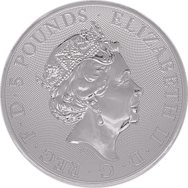 Royal Mint 2 oz silver Queen's Beast | 2020 | The White Lion