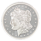Buy 1 oz Morgan Silver Bullion Round