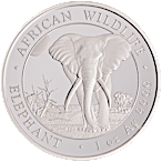 Buy 2025 1 oz Somalian Silver Elephant Bullion Coin